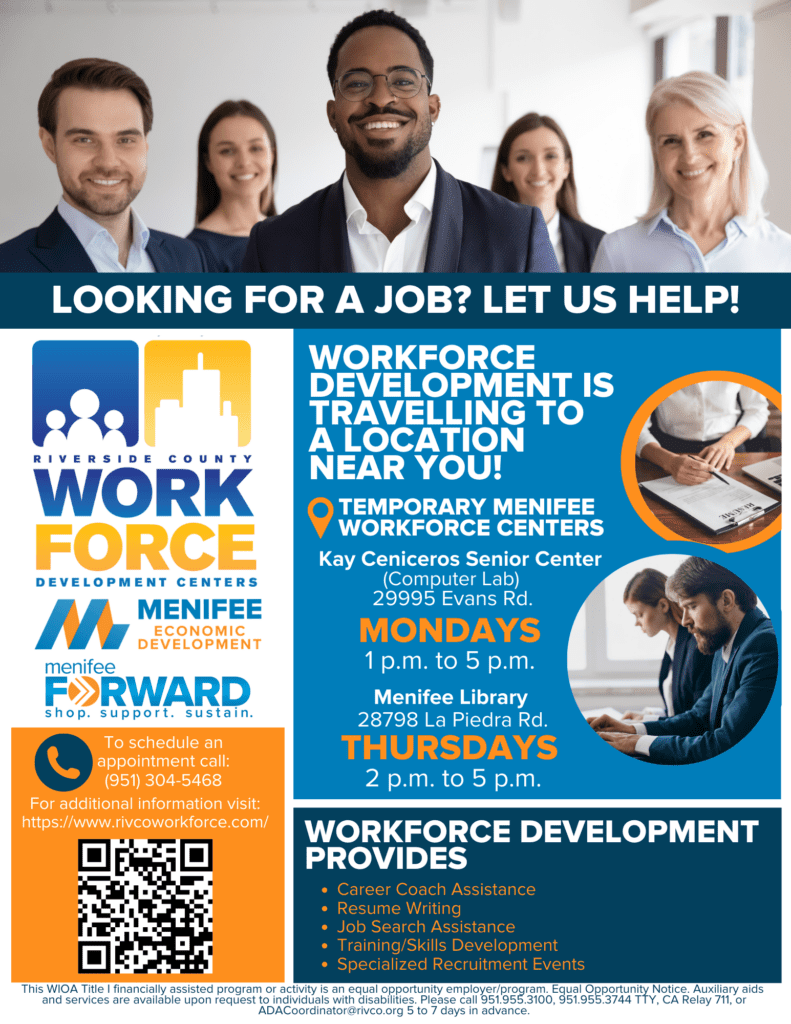 Jobs - MenifeeBusiness.com Economic Development